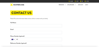 How do I contact XCover for emergencies or claims?