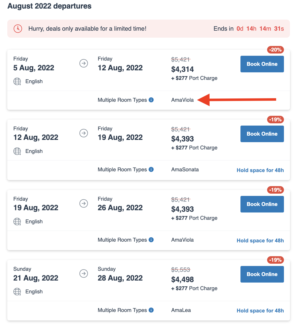 How do I find more details about the ship?