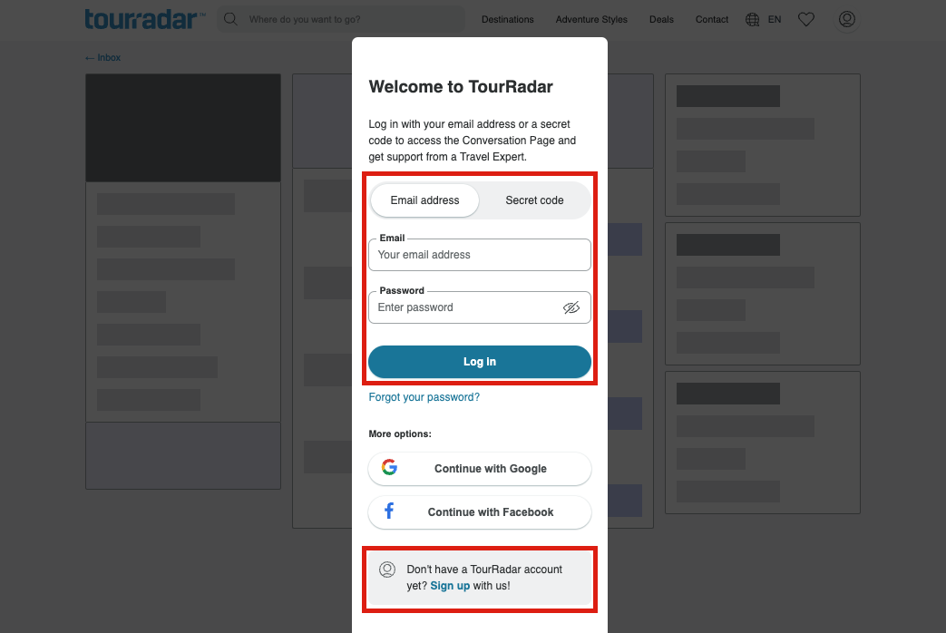 What is the Booking Conversation Page, and how do I find it?