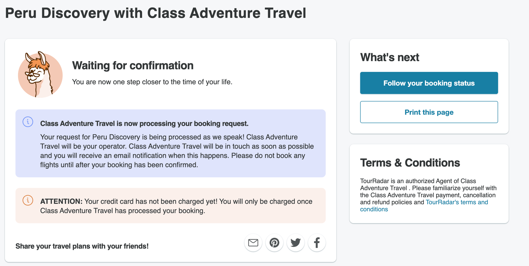How do I know if my booking is confirmed?